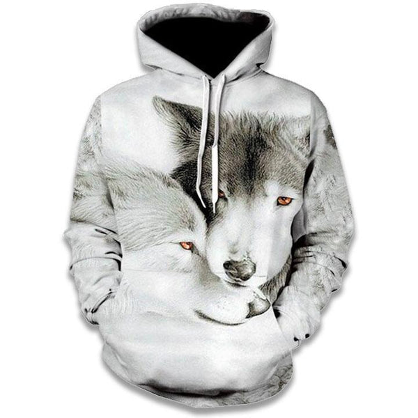 Sweat à Capuche Loup | Passion Loup